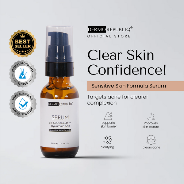 Dermorepubliq 5% Niacinamide + Hyaluronic Acid Sensitive Skin Formula